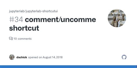 comment uncomment shortcut · issue 34 · jupyterlab jupyterlab shortcutui · github