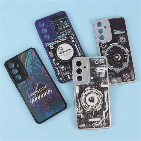 خرید قاب ژله ای طرح دار مگ سیف محافظ لنزدار Samsung Galaxy A55 تکنوسان