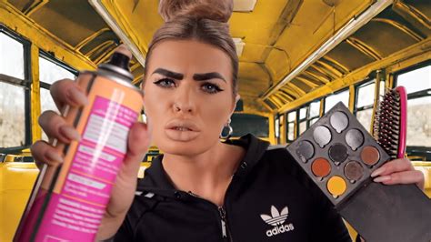 Asmr British Chav Does Your Hair And Makeup On The School Bus 💄🚌
