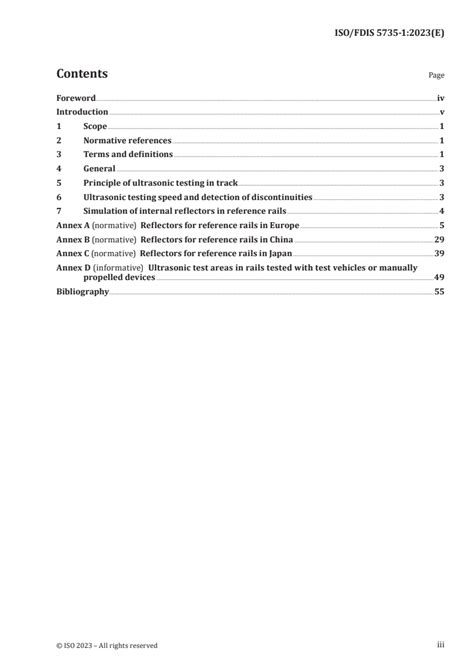 ISO FDIS 5735 1 Railway Infrastructure Non Destructive Testing On Rails In Track Part 1