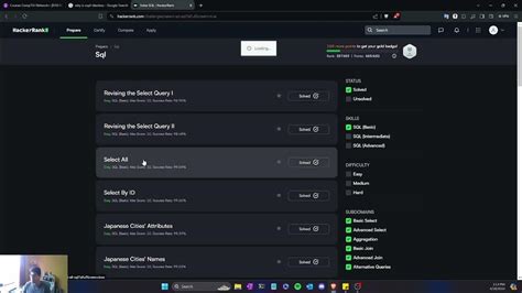 Sql Hackerrank Select All Youtube