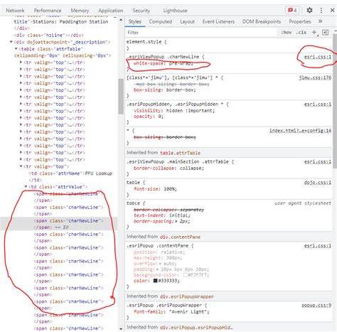 delete empty white space from popup window in web esri community