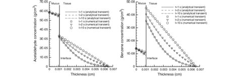 Comparison Of Analytical And Numerical Transient Solutions For Download Scientific Diagram