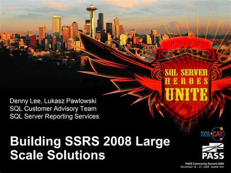 Building Ssrs 2008 Large Scale Solutions Ppt