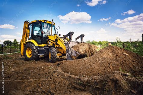Backhoe Digging Footings