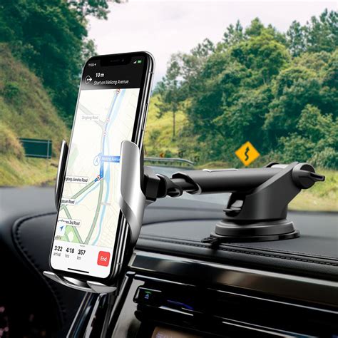 HOCO Car wireless charger S14 Surpass Silver