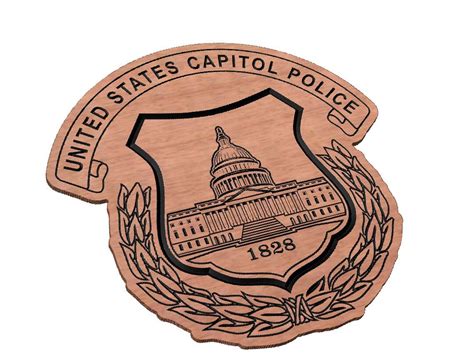 United State Capitol Police Patch Svg Cnc Laser Etsy