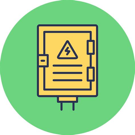 Electrical Panel Vector Icon 22847478 Vector Art At Vecteezy