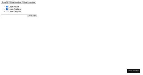 todo app with lit codesandbox