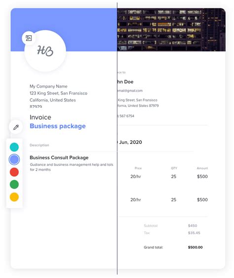 The Best Free Invoice Templates For Business Consultants HoneyBook