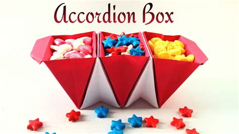 Accordion Box Diy Origami Tutorial By Paper Folds ️ Youtube
