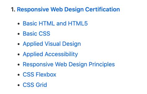 Freecodecamp Readme Does Not List The New Responsive Web Design Course · Issue 46356