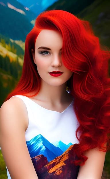 Premium Ai Image The Girl In The Blue Dress