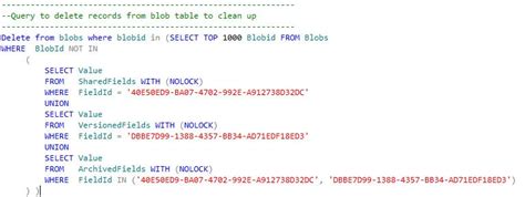 Sitecore Blobs Table Growing Out Of Control Code N Learn