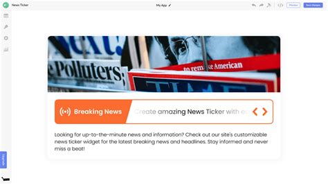 News Ticker Widget Free And Works On Any Website