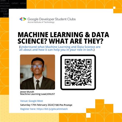 Datascience Machinelearning Gdsc Accrait Techadvancement Jesse Murah