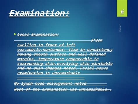 Parotid Mass Presentation By Dr Shahid Iqbalppt