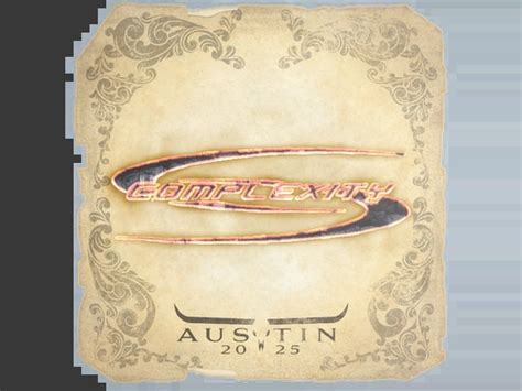 Sticker Complexity Gaming Austin 2025 — Cs Go Cs2 Wiki By Cs Money