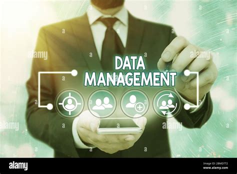 Handwriting Text Data Management Conceptual Photo The Practice Of