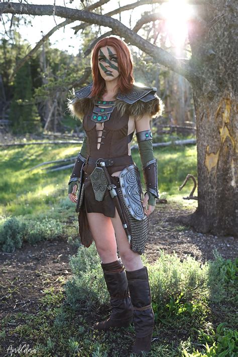 Aela The Huntress From Skyrim By Aprilgloriacosplay On Deviantart