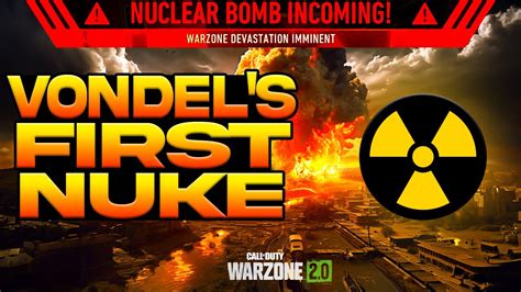 First Ever Vondel Nuke Vondel Park Warzone Nuke Contract Youtube