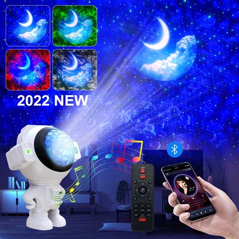 2022 새로운 우주 비행사 별이 빛나는 하늘 갤럭시 별 프로젝터 야간 조명 Led 램프 침실 장식 장식 야간 조명