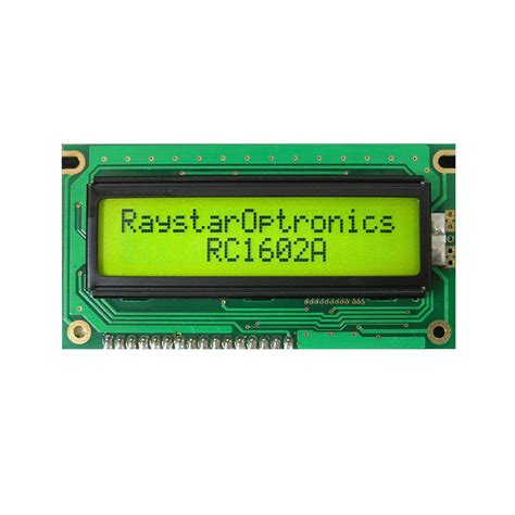 RC A X Character LCD Mm X Mm Easby Electronics