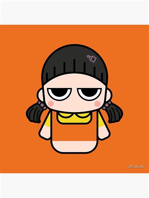 Squid Game Doll Poster For Sale By Ultrakuik Redbubble