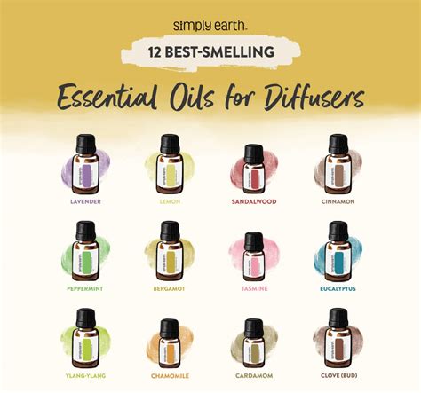 12 best smelling essential oils for diffusers simply earth blog