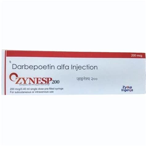 Aranesp Darbepoetin Alfa Injection 40 Mcg At ₹ 1499 Box In Unjha Id 2856299615648