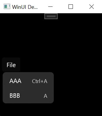 Menubar Flyout Item Accelerators Are Aligned Differently When Opened