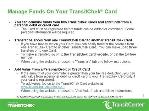 Transit Chek Commuter Benefit Program Using The Transit Transit Chek Commuter Benefit Program Using The Transit