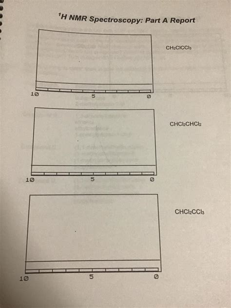 Solved Proton Nmr Spectroscopy Part A Overview In This
