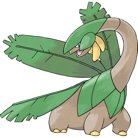Tropius Pokemon Fruit Carrier Sunny Day Grass Type Banana Wings Png