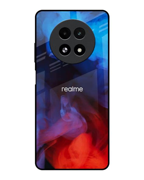 Buy Dim Smoke Premium Glass Cover For Realme G Shock Proof Scratch Resistant Online In