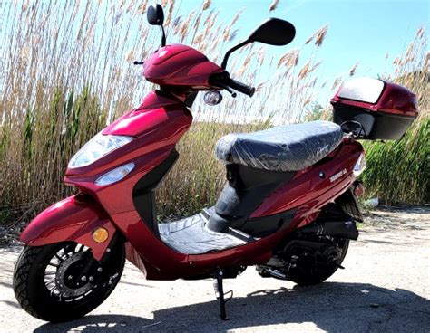 Gsi 49cc Znen 50cc 4 Stroke 3hp Gas Moped Scooter Beemer 50