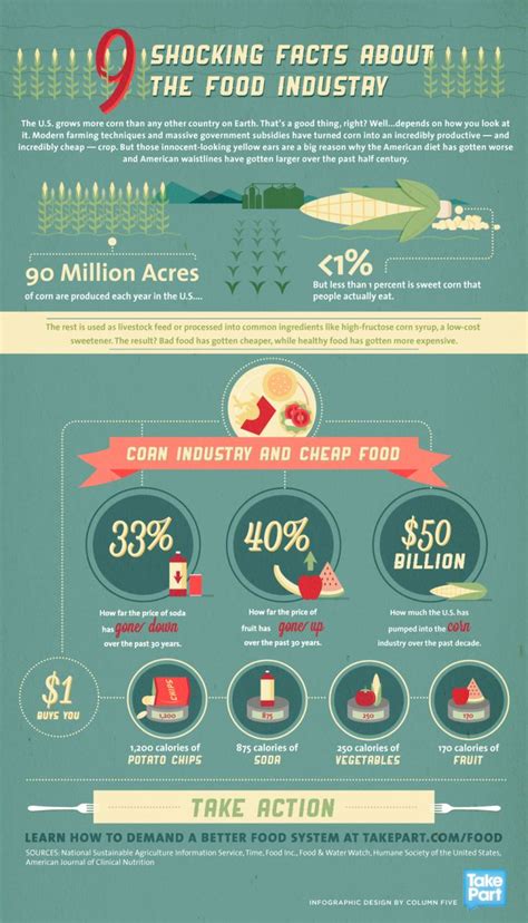 9 Shocking Facts About The Food Industry Infographic