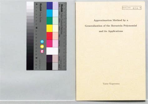 Pdf Approximation Method By A Generalization Of The Bernstein