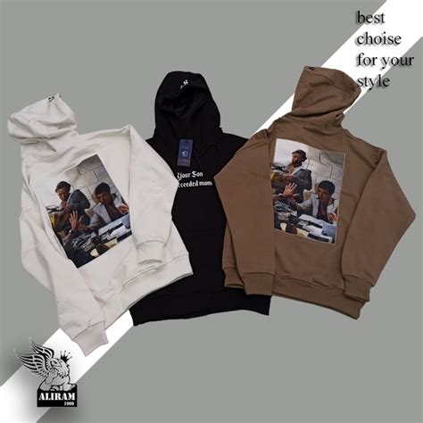 خرید هودی مچینست الپاچینو از فروشگاه سایز بزرگ دانیل