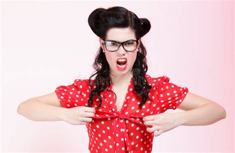 Nerd Girl Stock Image Image Of Geek Stereotype Expressive 18886269