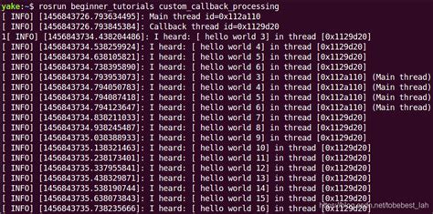 Ros中的多线程ros多线程 Csdn博客