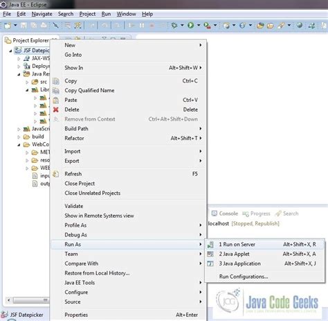 Jsf Datepicker Example Java Code Geeks