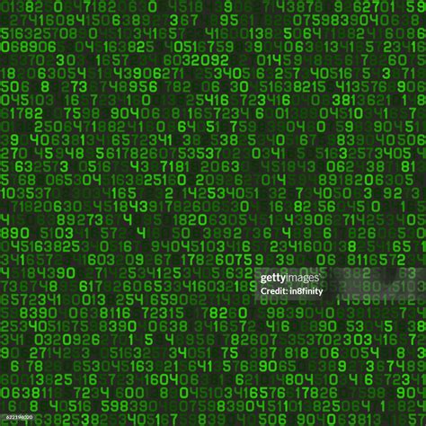 Seamless Green Decimal Computer Code Background Wallpaper Vector High