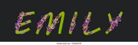 177 Emily Stock Vectors Images Vector Art Shutterstock