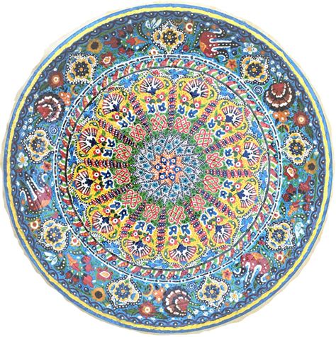 Декоративна тарілка Центр Агри металева основа діаметром 43 см купити онлайн на Rozetka