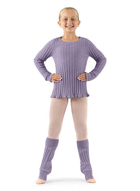 Girls Knit Legwarmers Cw1050 The Station Dancewear