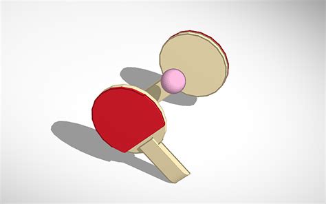 3d Design Ping Pong Tren Khong Trung Tinkercad