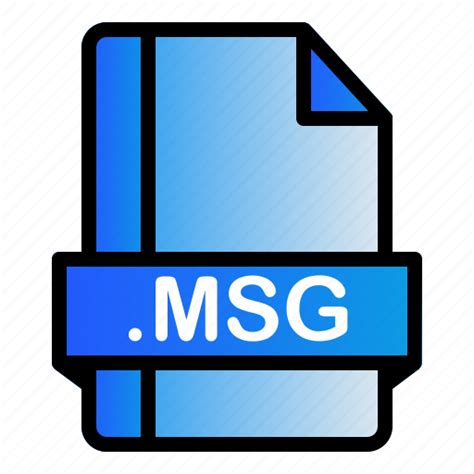 extension file format msg icon download on iconfinder