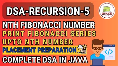 Best Dsa Course Recursion 5 Fibonacci Number Basic Problems