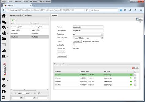 Spagobi Business Model Categories Database And Linux And Bi Notes